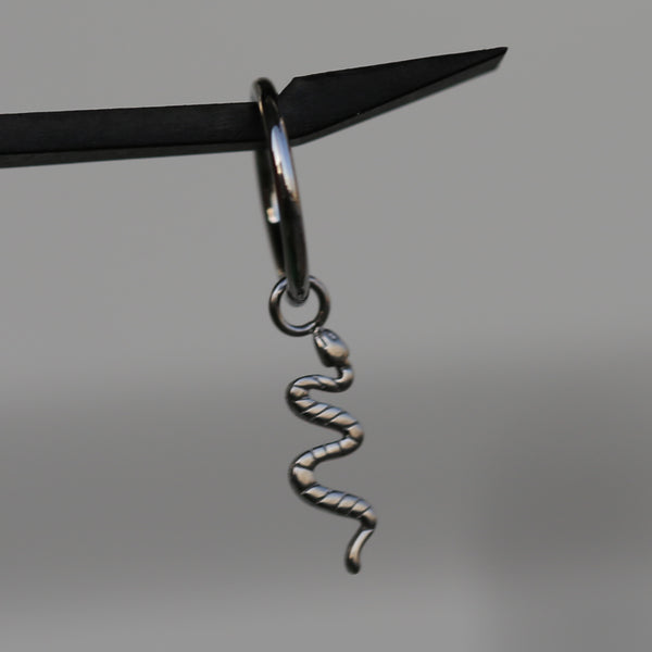 16G 18G ASTM F136 Titanium Dangling Cross CZ Clicker Ring Earring ...